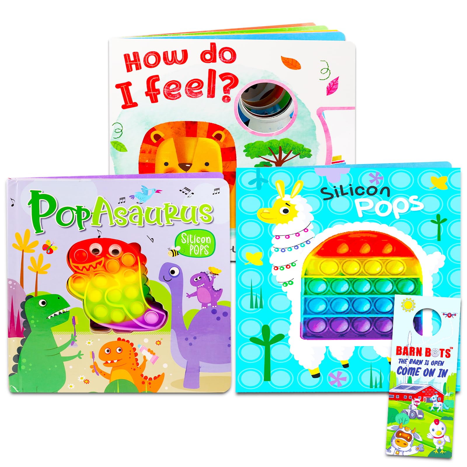 Set de libros Game Party Touch and Pop para niños pequeños con 3 libros ...