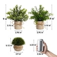 Artificial Plants Green Rosemary I 4 Pack Small Indoor Decor - Walmart.com