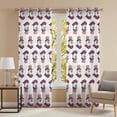 Bald Eagle Sheer Curtains 84 Inch Long 2 Panels, 4th of July Patriotic ...