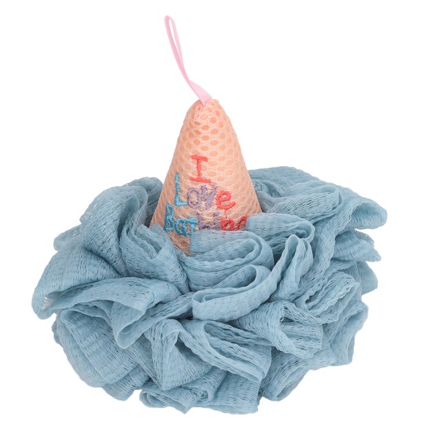Shower Scrubber Mesh Ball,Ice Cream Shaped Bath Bath Cleaning Ball ...