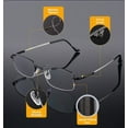 Progressive Multifocal Reading Glasses Blue Light Blocking For Men For
