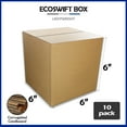 EcoSwift Brand Premium 6x6x6 Cube Cardboard Boxes Mailing Packing ...