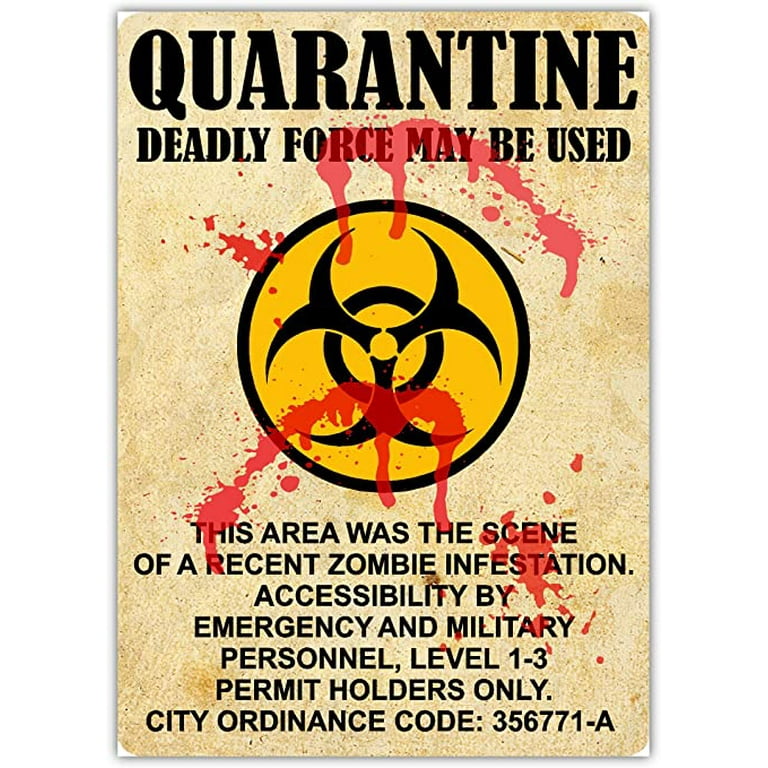 Zombie Biohazard Symbols