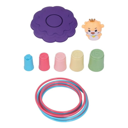 Ring Toss Toy, Study Color Improve Accuracy Ring Toss Game Set For 3 ...
