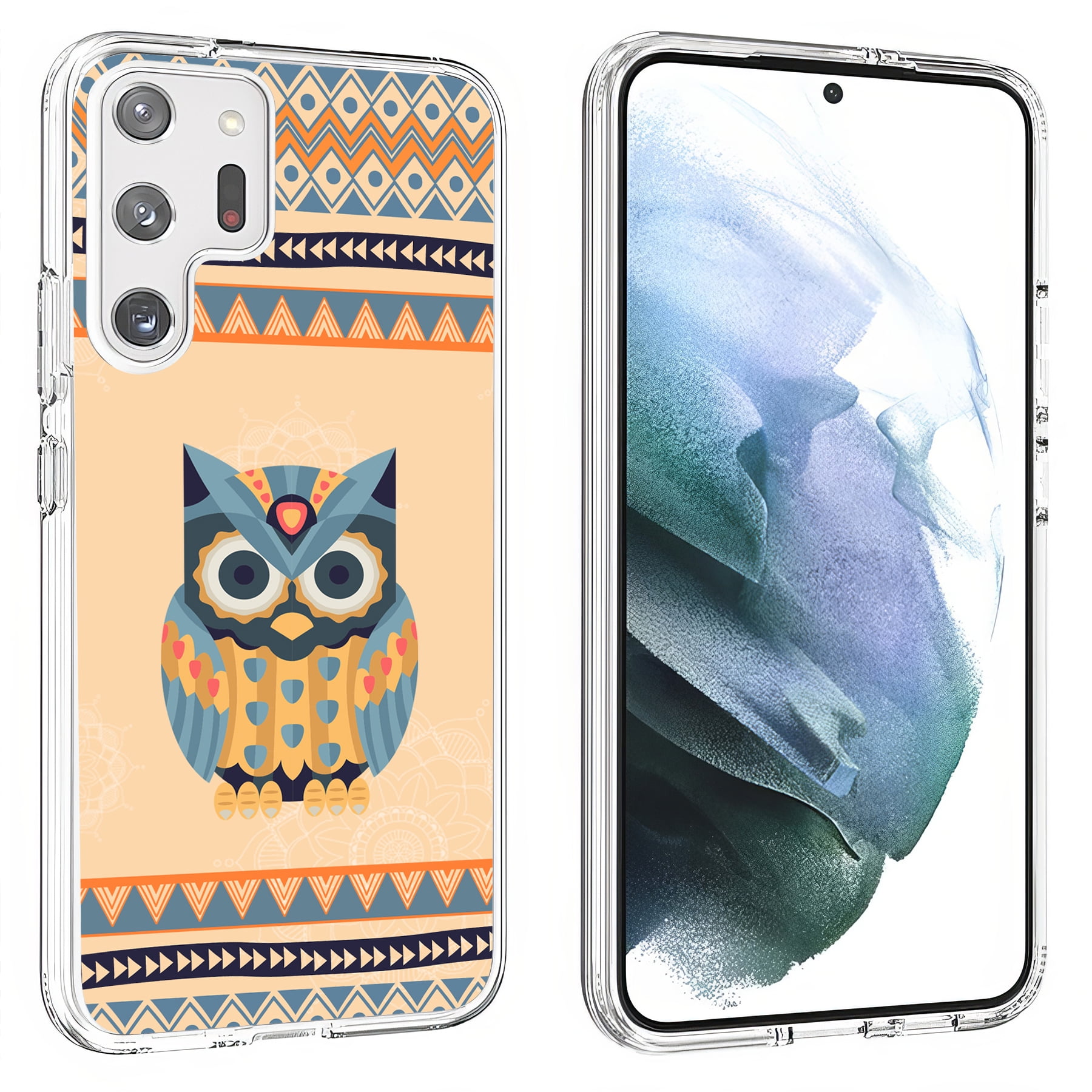 TalkingCase Slim Phone Case Compatible for Samsung Galaxy S23 Ultra 2023, Folk Style Owl Print ...