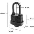 6 Pack Waterproof Padlocks Keyed Alike For Outdoor Use - Durable Steel ...