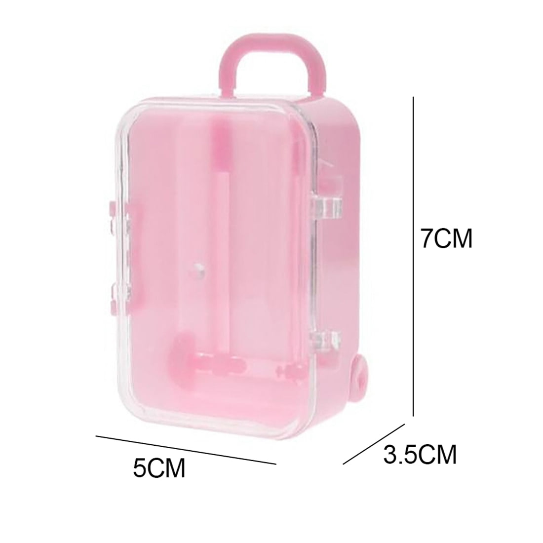 Click here for Unbranded Pink Mini Roller Travel Suitcase Candy B... prices