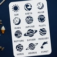 1pc Solar System Planets Painting Stencil Reusable Drawing Template for ...
