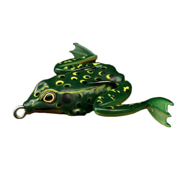 Maoww 5cm Frog Spinner Colorful Fishhook Fishing Hook Lure Minnow ...
