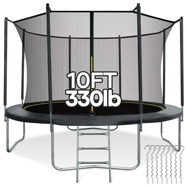 Gymax Indoor Toddler 5FT Trampoline - High Enclosed, Little Trainer ...