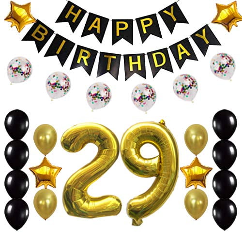 29th Birthday Decorations Party Supplies Happy 29th Birthday Confetti ...