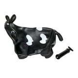 Black Cow Bounce & Ride-on Inflatable Hopper Toy with Pump - Walmart.com