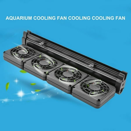 Clairlio Mini Aquarium Cooling Fan Fish Tank Mute Chiller Marine Pond ...