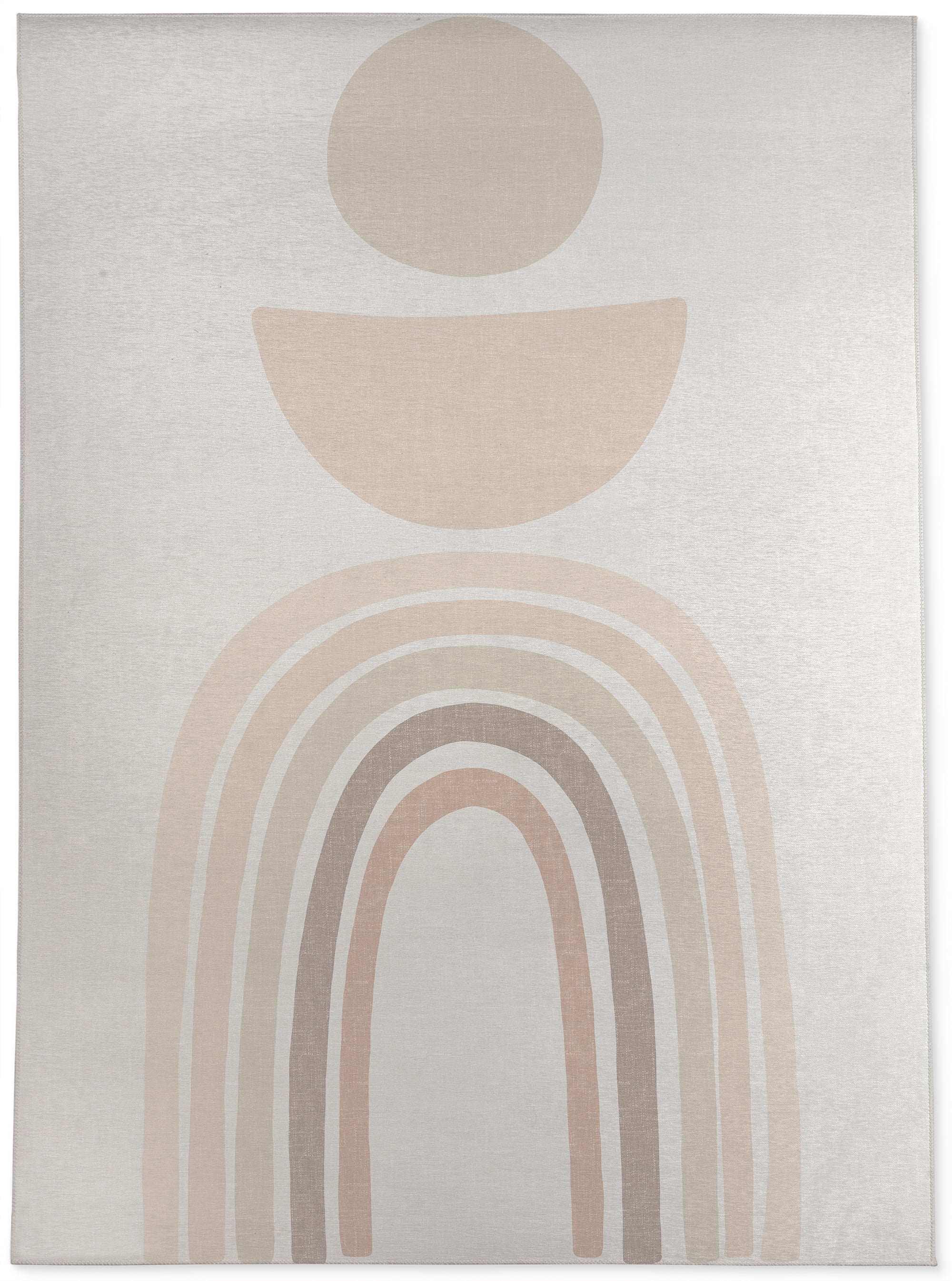 BOHO STACKED RAINBOW IVORY Outdoor Rug By Kavka Designs - Walmart.com