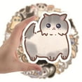 CCOCC 60 Pcs Cat Stickers,Artistic Cat Doodle Meme Stickers,Waterproof ...