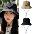 Aellinatey Breathable Sun Hat Women Men Adjustable Drawstring Floppy ...