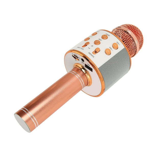 Micrófono Inalámbrico Portátil 4 en 1 Multifuncional BT Karaoke Mic Sistema de Karaoke en Casa ...