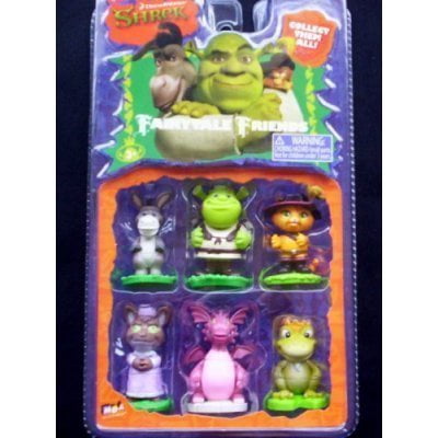 Shrek Fairytale Friends Burro Shrek Gato y Botas Lobo Dragón Rey Rana ...