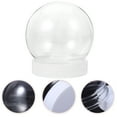 icolorfuled DIY Snow Globe Kit - 10 Clear Plastic Globes with Screw Cap ...