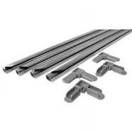 "Standard White Vinyl Sliding Screen Door Track, 72"" Replacement ...