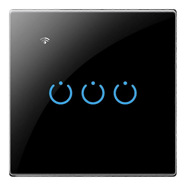 Tuya Wifi Smart Switch Touch Light Switch Zero Fire Line 3 Switch ...
