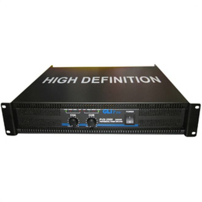 Gli Pro PVX-2500 Amplifier, 500 W RMS, 2 Channel - Walmart.com