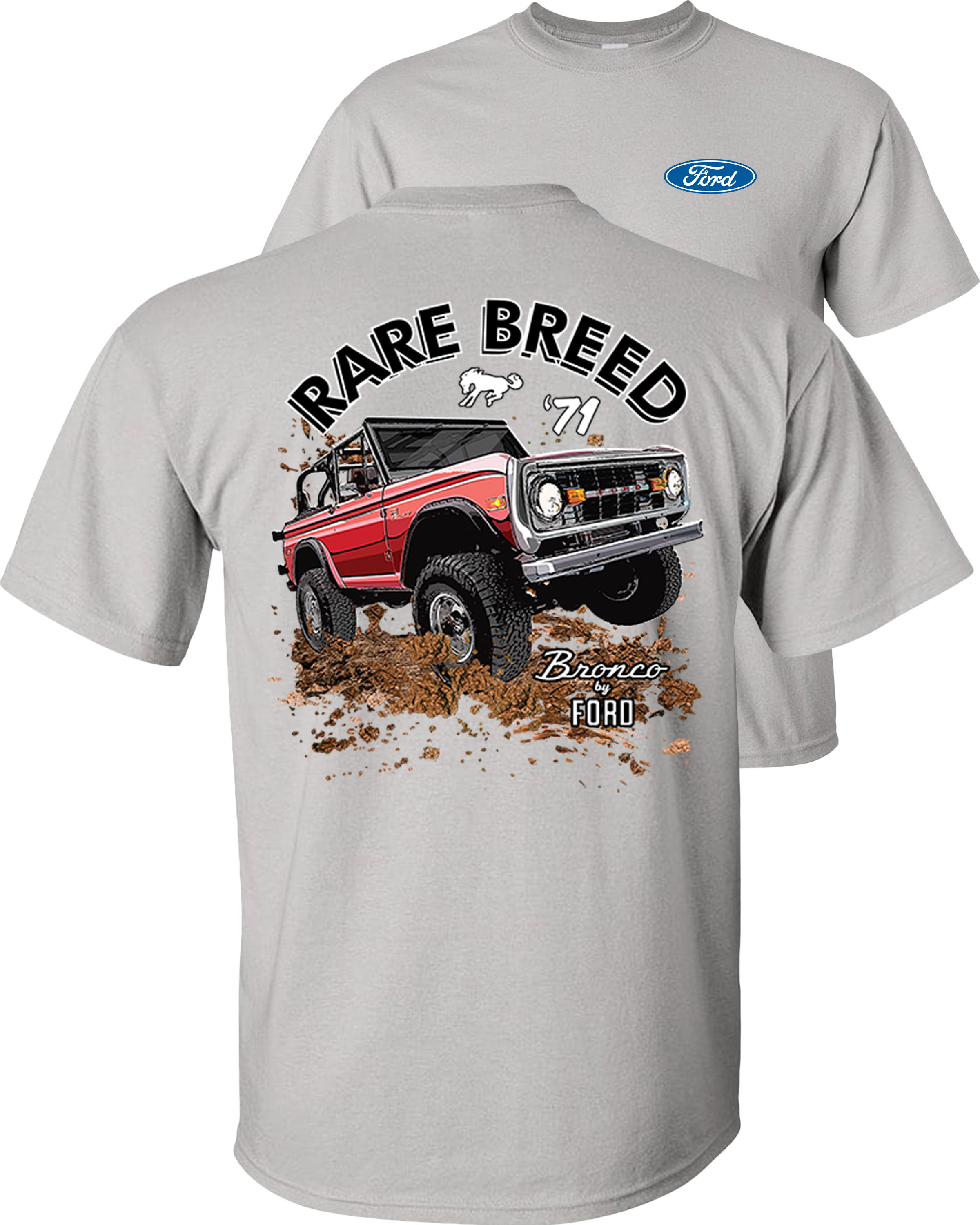 Fair Game Rare Breed Ford Bronco T-Shirt, Classic Vintage Retro Bronco ...