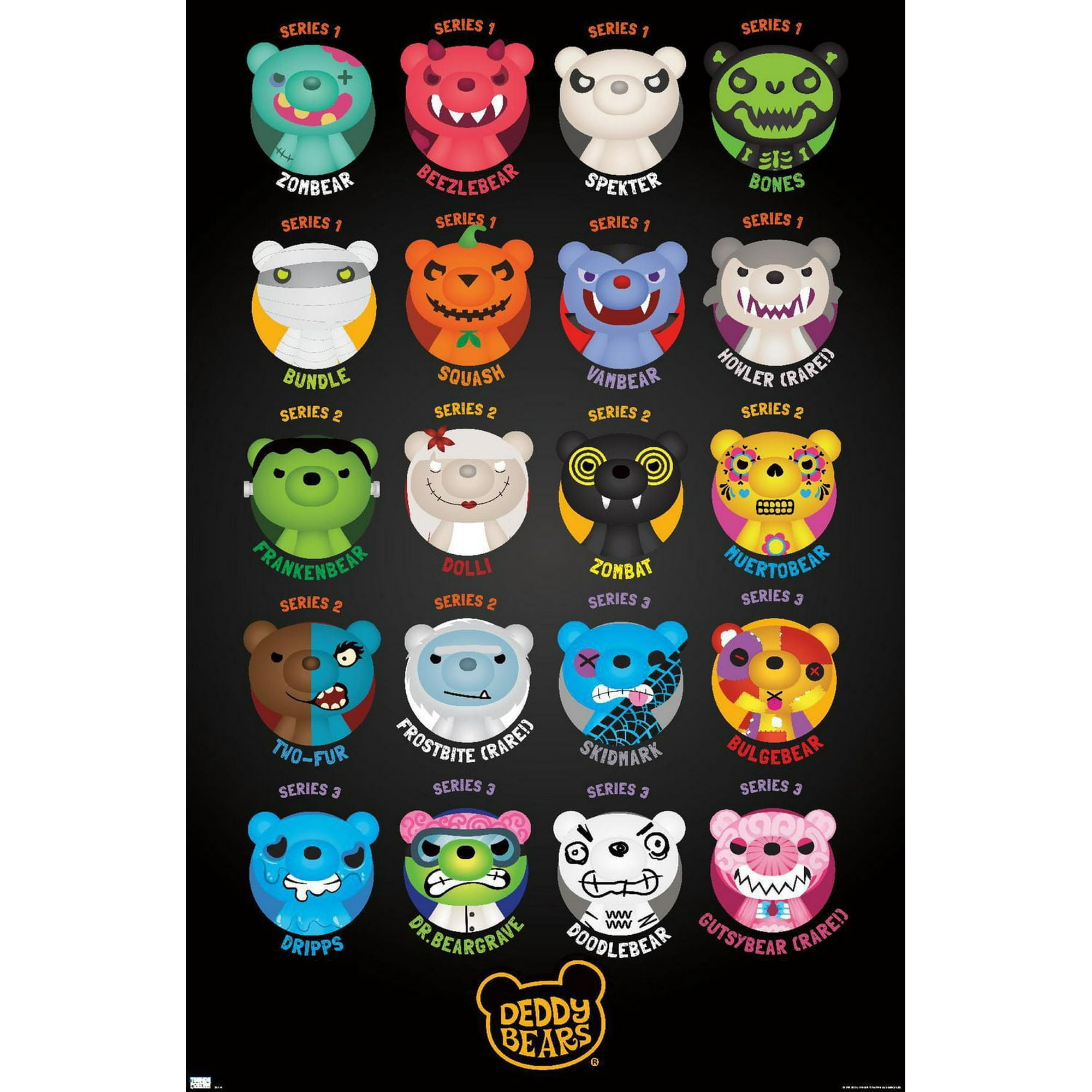 Click here for Trends International Deddy Bears - Grid Wall Poste... prices