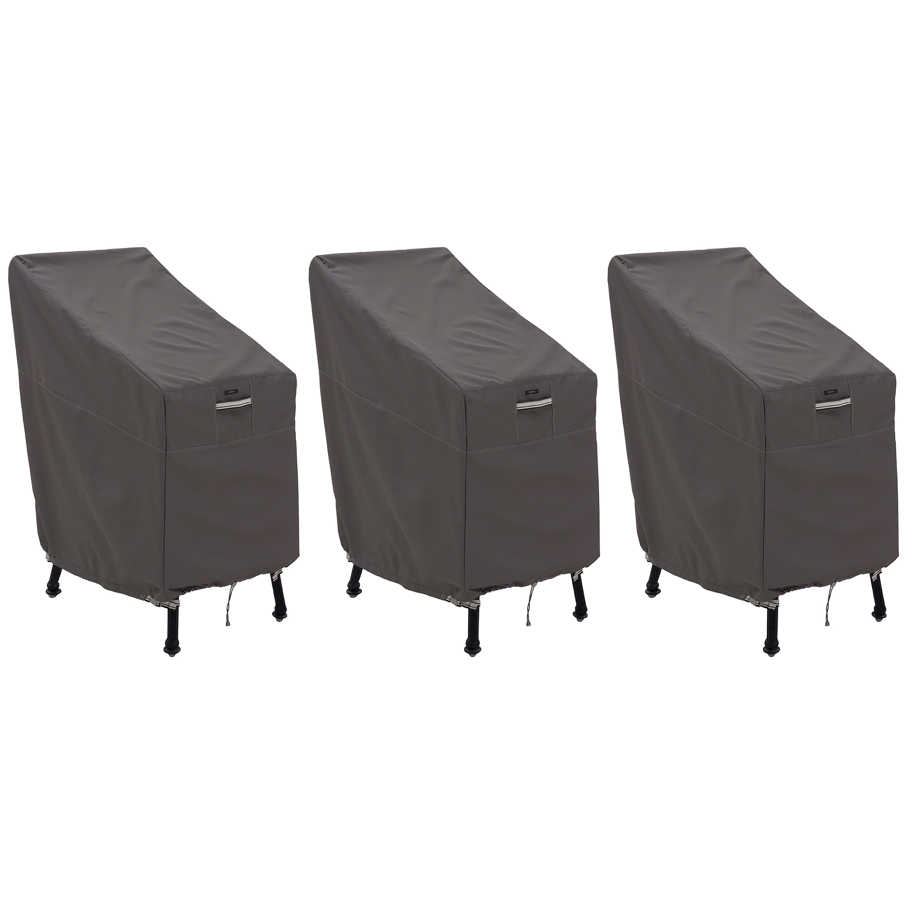 Classic Accessories Ravenna Water-Resistant 26 Inch Patio Bar Chair ...