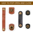 20 PCS 5 Colors Leather Cord Organizer Leather Cable Straps Portable ...