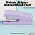Oefntac Stapler Macaron Color Mini Stapler Home Office Portable Binding ...