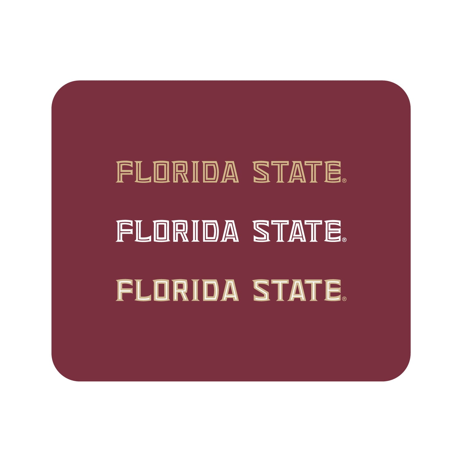 Garnet Florida State Seminoles Wordmark Logo Mouse Pad - Walmart.com