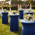 2Pcs 32" Highboy Cocktail Round Stretch Spandex Table Cover Table Skirt ...