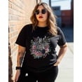 Cartoon Zebra T Shirts for Women Short Sleeve Cotton Crewneck T-Shirt ...