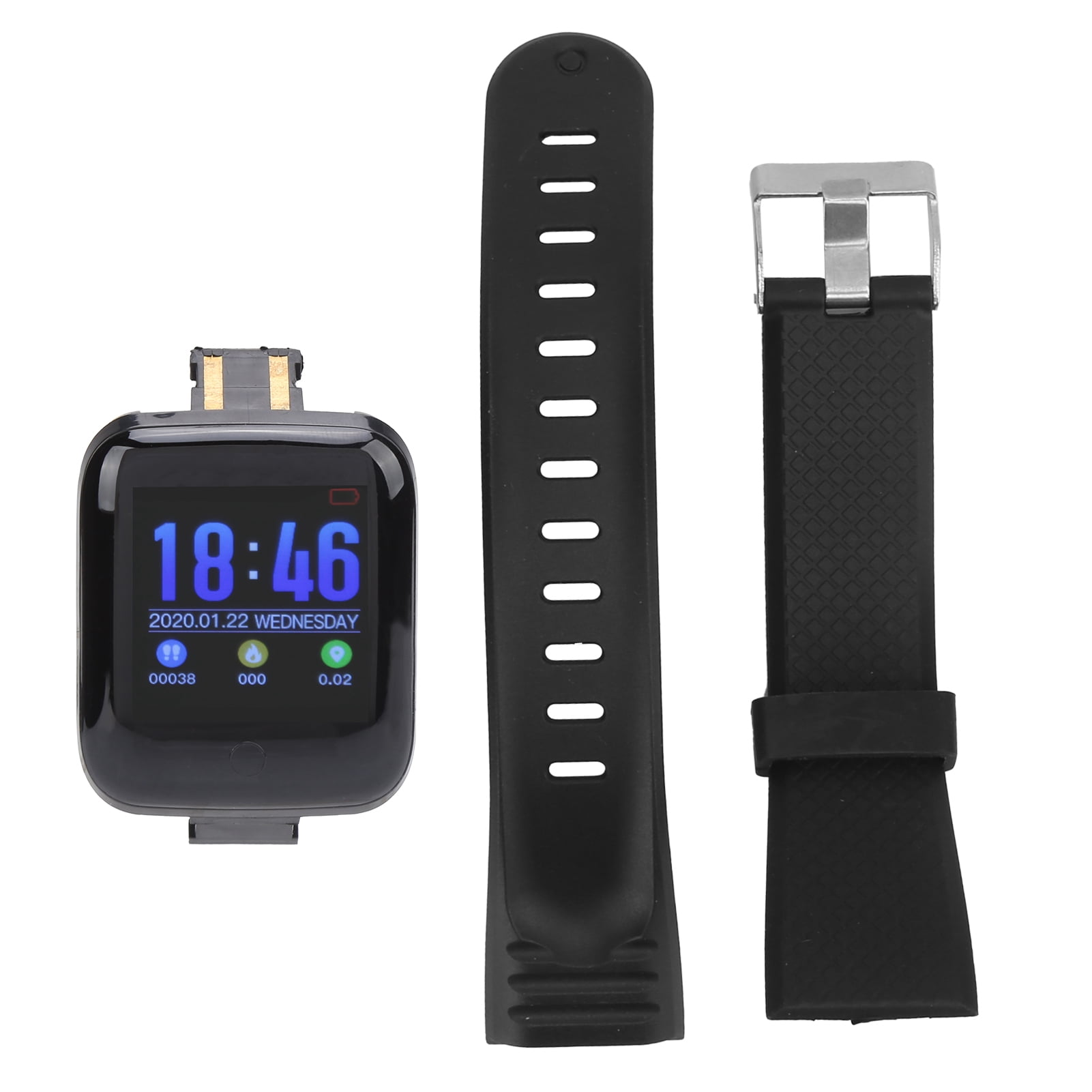 Pulsera inteligente de frecuencia cardíaca, reloj inteligente 116 Plus ...