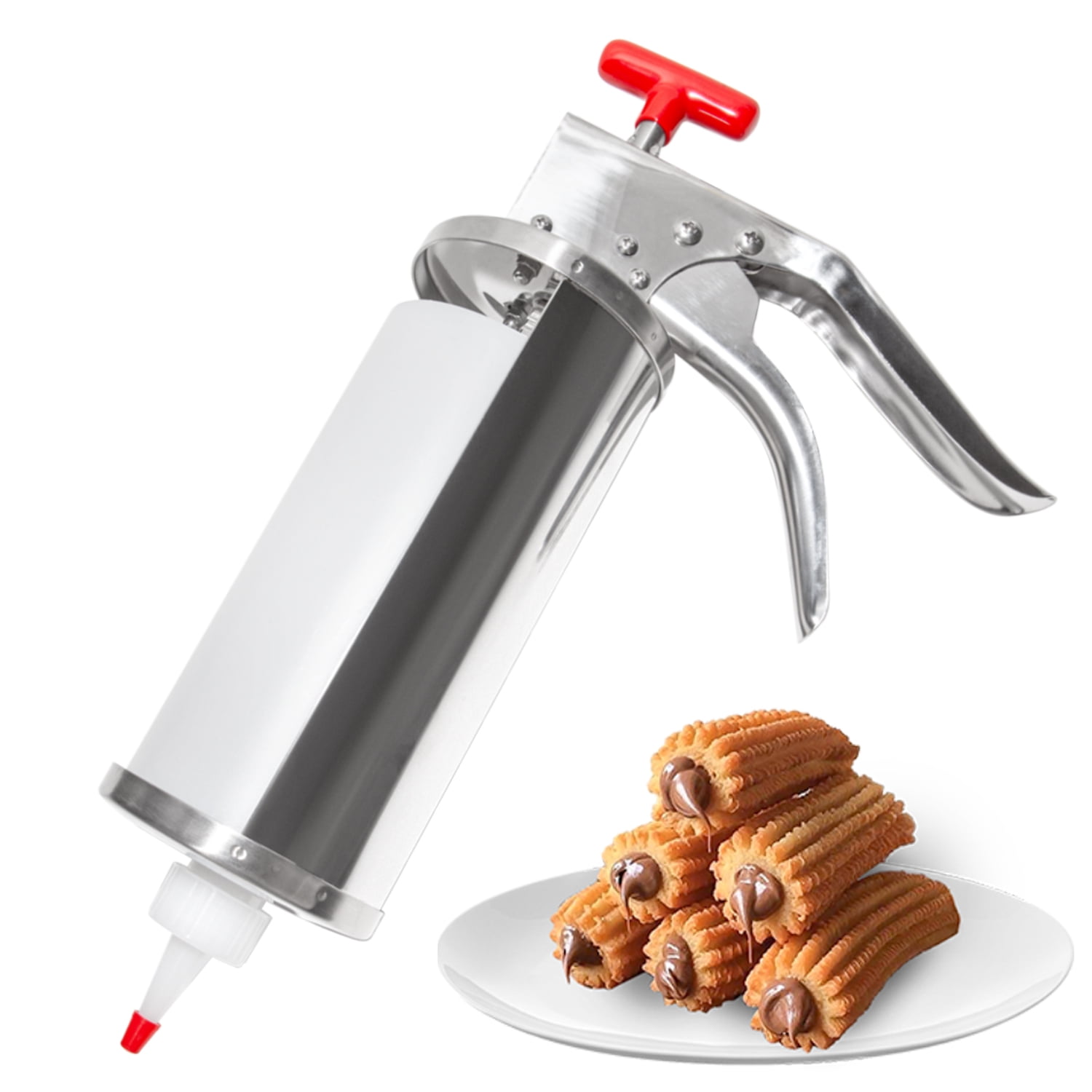 Free Shipping! ALDKitchen Churro Filling Gun | Manual Spanish Doughnuts ...