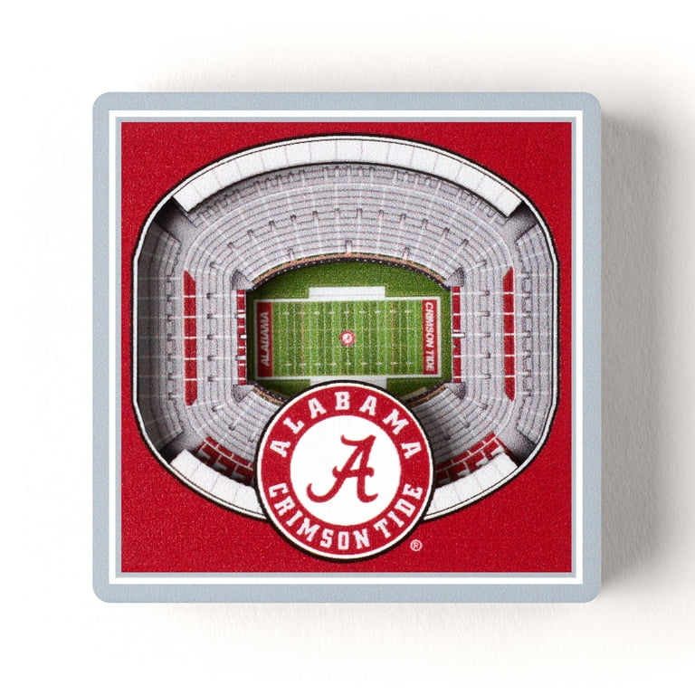 Alabama Crimson Tide 3d Logo NCAA Alabama Crimson Tide 3D Chrome