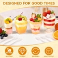 400-pack 5 Oz Clear Plastic Dessert Cups with Lids and Spoons, Multi ...