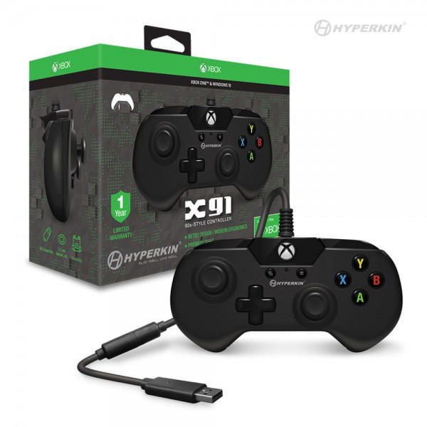 Hyperkin X91 Wired Controller for Xbox One/ Windows 10 - Black - Walmart.ca