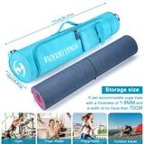 JTWEEN Yoga Mat Storage Bag,Full-Zip Exercise Yoga Mat Carry Bag,Outer ...