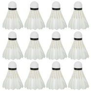 Willstar 12 PCS Badmintons Duck and Goose Feather Cock and Foam Head ...