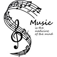 Black Music Wall Sticker Life Sounds Better with Music Wall Decal ...