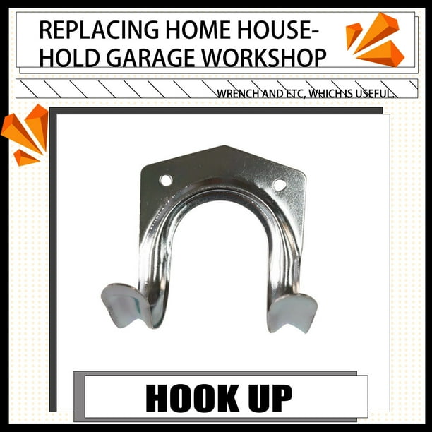 5 Pieces Iron Wall Hook Wall-mounted Heavy Duty Dual Dual Hooks ...