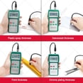 Paint Thickness Tester, Coating Thickness Gauge With Fe/NFe Probe, LCD ...