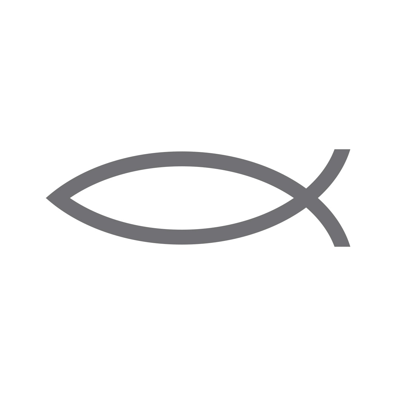 Christian Jesus Fish Ichthys Sticker Decal Die Cut - Self Adhesive ...