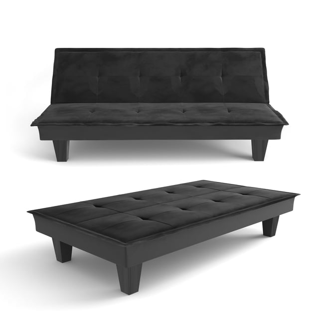 65" Sofa Bed, Convertible Loveseat for Living Room, Guest Room, Office, and Small Apartment ...