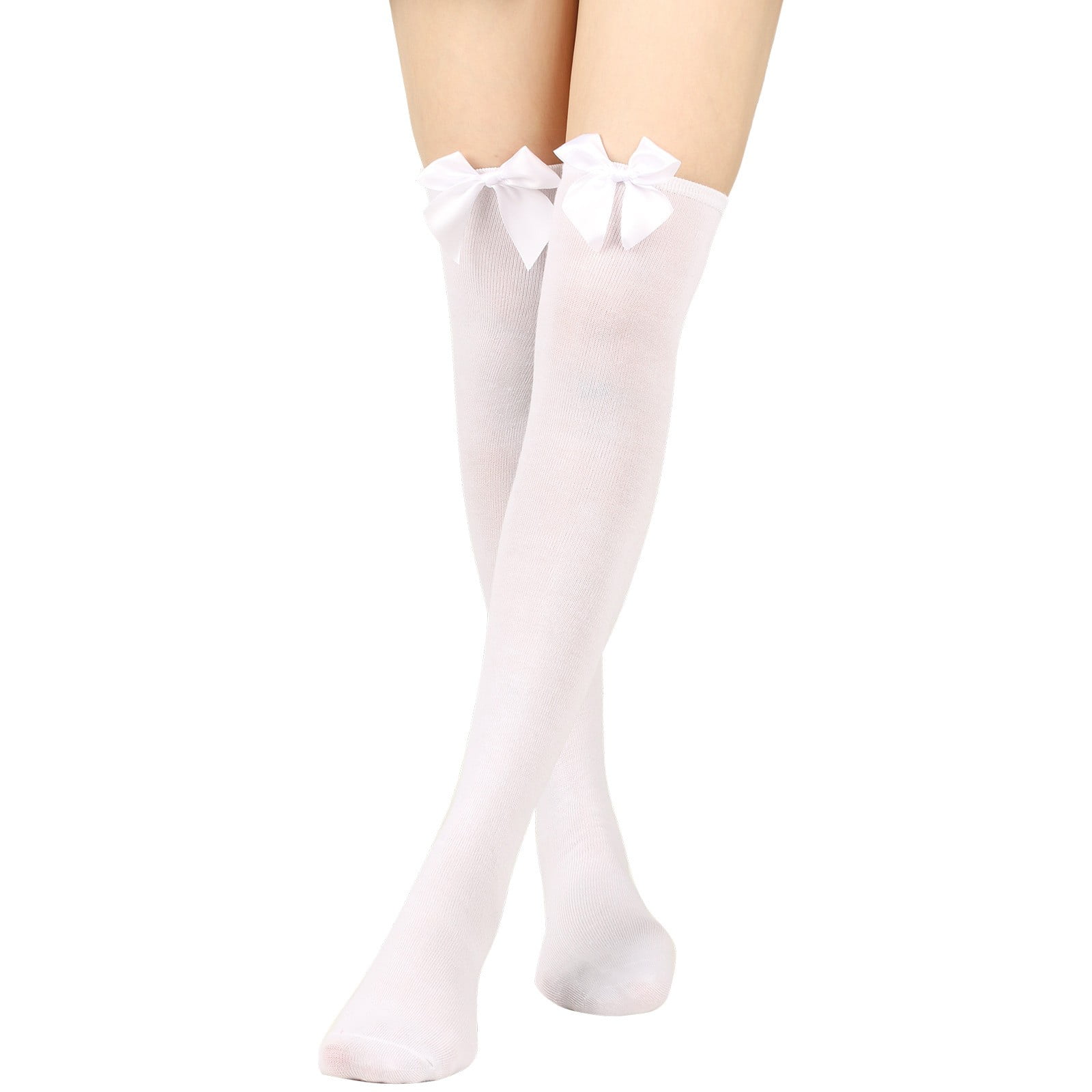 Click here for Clearance!uooqdmx Thigh High Socks  Bow Stockings... prices