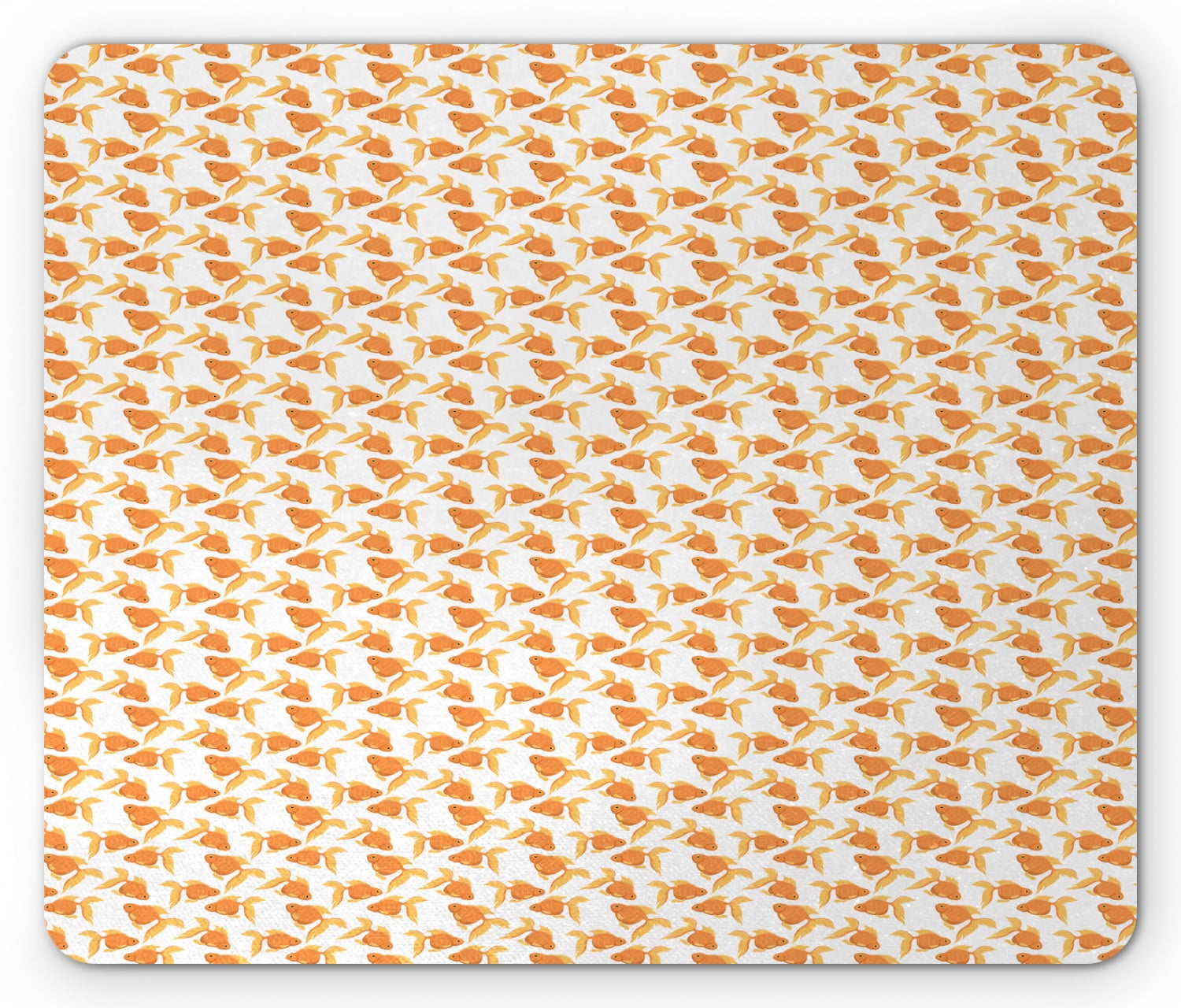 Goldfish Mouse Pad, Exotic Tropical Aquarium Freshwater Orange Fish ...