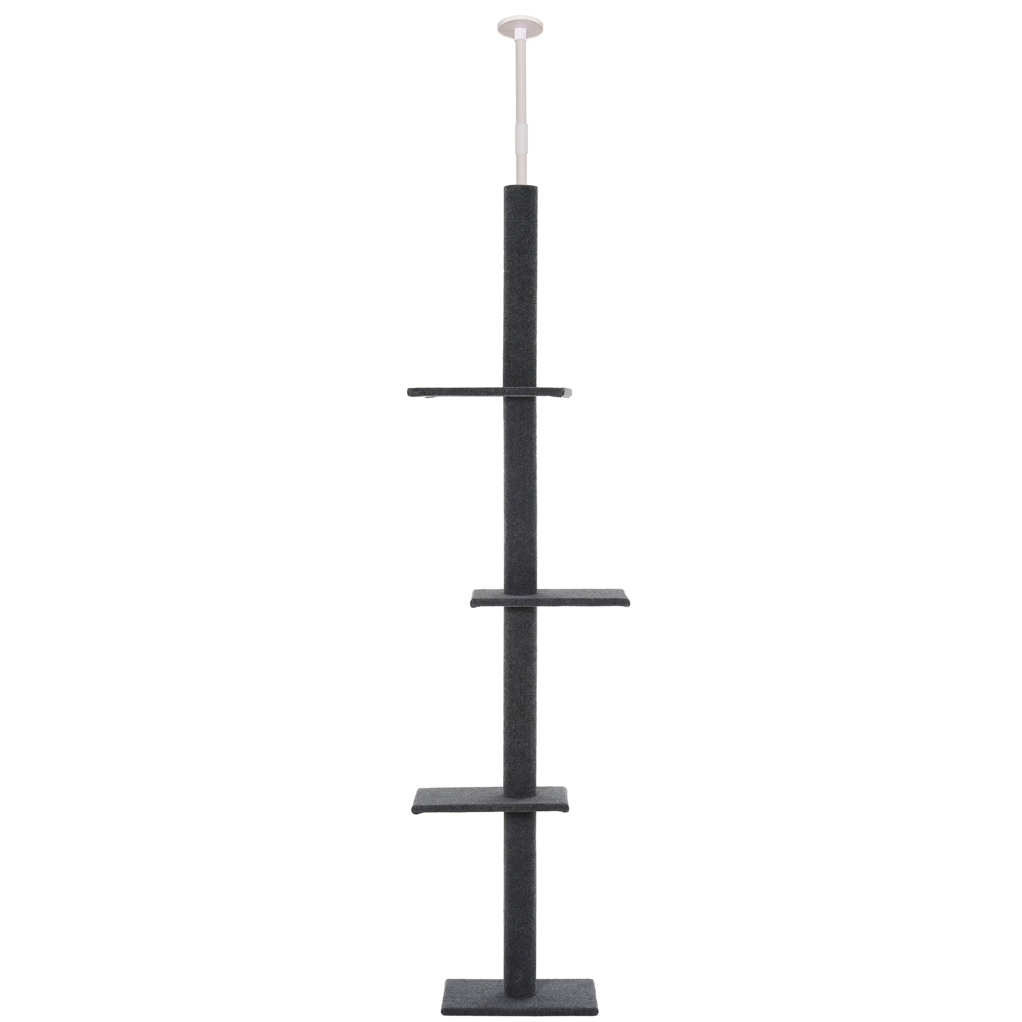 Pawhut 4-level Platform Cat Tree with Sisal-Covered Scratching Posts ...
