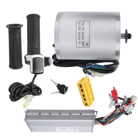 ANGGREK 48V Brush Motor Kit,48V 2000W Electric Brush Motor With ...